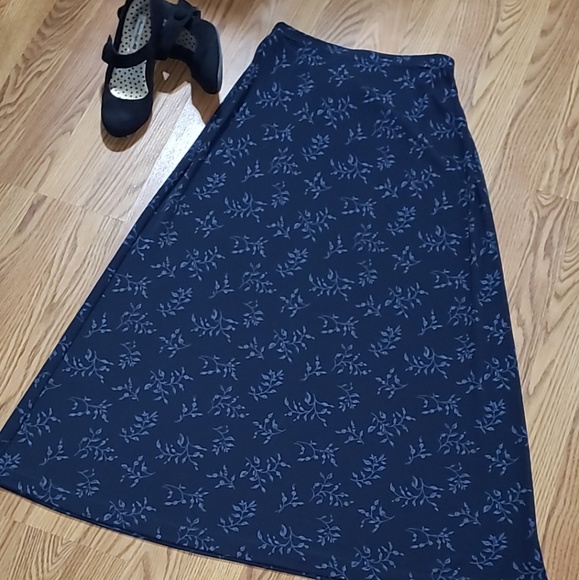 Talbots | Skirts | Talbot Blue Maxi Skirt | Poshmark